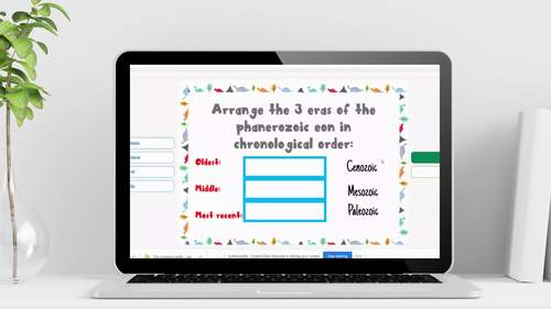 Geologic Time Scale Boom Cards for Middle School Science by JayZee