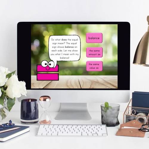 Equal Sign | Understanding the Equal Sign | 1st Grade Math Lesson Slides