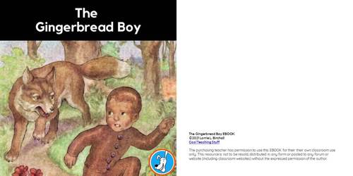 The Gingerbread Boy EBOOK by Cool Teaching Stuff | TpT