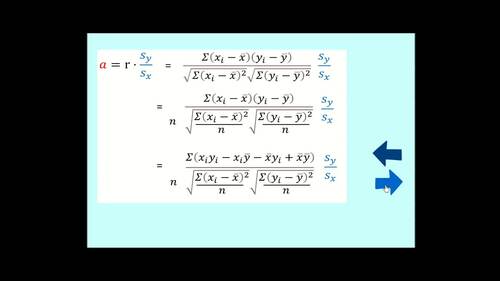 Linear Regression. HTML5 Lesson by Mini Software for Learning | TPT