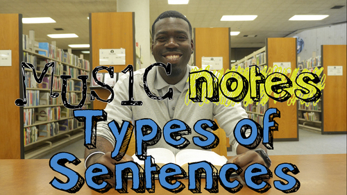 Types of Sentences Song by Music Notes | Teachers Pay Teachers
