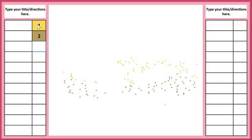 Mystery Digital EDITABLE LOW PREP - Fairy Silhouette PIXEL ART Reveal