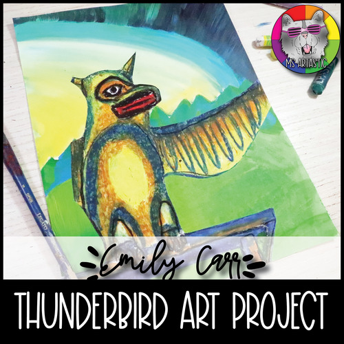 Emily Carr Art Project Thunderbird Emily Carr Art Lesson For Elementary