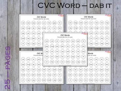 Kindergarten Summer Packet, CVC Words Worksheets Bundle, Morning Work ...