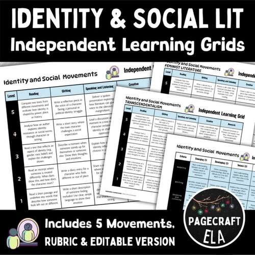 Identity and Social Literary Movements Independent Study Grids of ...