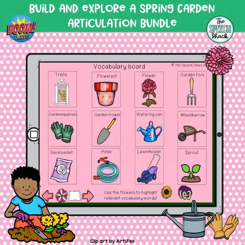 Spring Garden Articulation BOOM Cards™ Bundle by The Speech Shack
