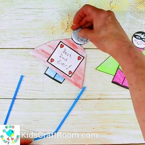 Flying Superhero - Father's Day Craft - Father's Day Card - Super Dad Craft