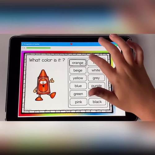 Color Recognition with Boom™ Cards by Chez Chris | TPT