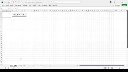 Visual Factors HCF (with Prime number check) by STEM with Josh | TPT