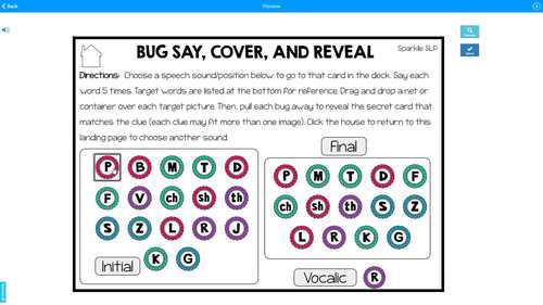 Bug Articulation Boom Cards for Speech Therapy by Sparklle SLP Speech ...