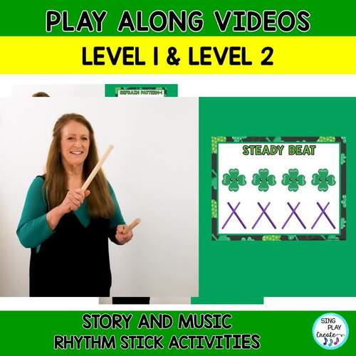 Rhythm Stick Activity for "How to Catch a Leprechaun" by Sing Play Create