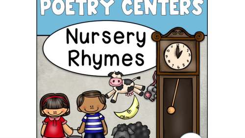 Poetry Center Activities for Distance Learning - Nursery Rhyme 1, 2, 3 ...