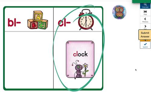 INITIAL L BLENDS GAME PHONICS KINDERGARTEN 1ST GRADE BOOM CARDS SPRING SORT