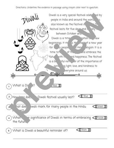 Diwali BUNDLE | Diwali Classroom Kit | Diwali Facts | Worksheets | GIF ...