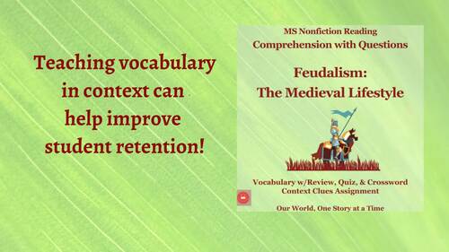 Middle School Nonfiction Reading Comprehension with Questions: Feudalism