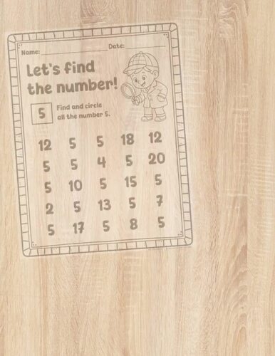 Back to School Number Recognition 1–20 Worksheets |Find the Number Math ...