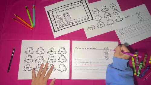 KDG Wonders: The Purple and Blue-Leveled Reader Writing Journal: Unit 7