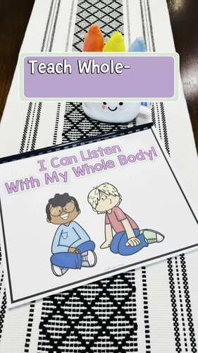 Back to School - Listening Skills Social Story for Preschool & Kindergarten