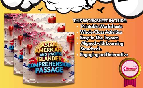 Asian American Pacific Islander Reading Comprehension 3rd,4th,5th,6th ...