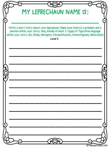 St Patricks Day| Leprechaun Craft Clover Craft Limerick Poem ...