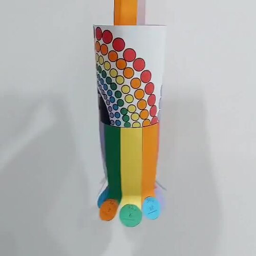 International Dot Day Craft Windsock /Dot Coloring Rainbow /Craft Math ...