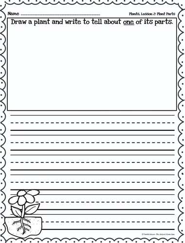 CKLA Kindergarten Knowledge 4 - Plants Writing Prompts & Templates