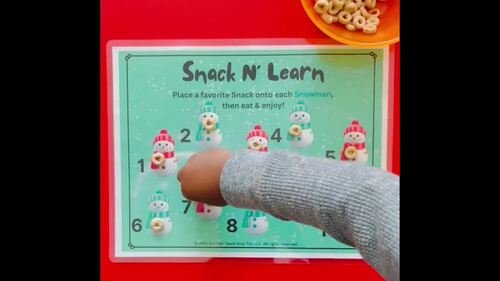 Snowman Counting Mat 1–10 | Winter Math Center | Number Activity for ...