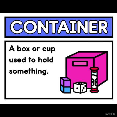 Measurement | Weight and Mass Vocabulary Cards for Kindergarten | TPT