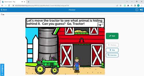 Go, Tractor: What's Behind the Tractor? by Creative Speech Language ...