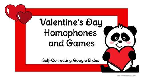 Holiday Homophones - Self-Correcting Google Slides & Games - 5 Product ...