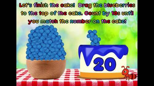 Skip Counting by 10s to 300 Spring Math Boom Cards™ for 1st Grade & 2nd ...