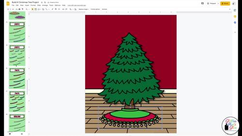 Digital Build a Christmas Tree Craft & Writing Activity, Google Slides ...