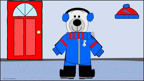 Ready to Go Polar Bear | Interactive Slide Show | PreK | Early Intervention
