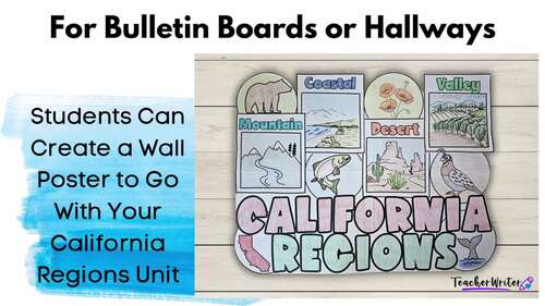 California Regions Geography Interactive Poster Report Toppers Bulletin ...