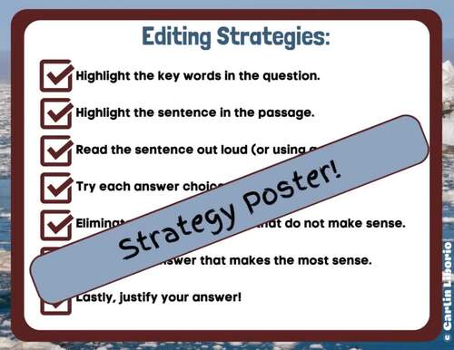 EOC- English I - EDITING Set #7 STAAR Practice Social Studies Passages TEKS
