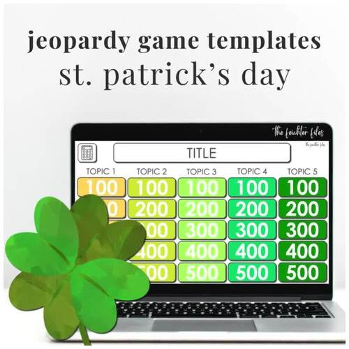 Editable Blank Jeopardy Game Template Google Slides PowerPoint St ...