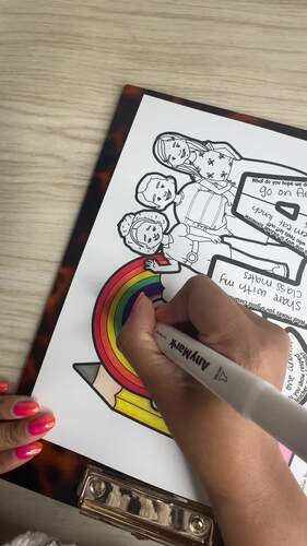 Our Class is a Family Activity, All About Me Craft, First Week Read ...