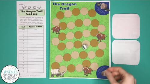 Oregon Trail Board Game by Vestal's 21st Century Classroom | TPT
