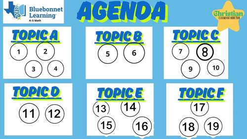 Bluebonnet Math 4th Grade Module 1 Lessons 1-19 | TPT
