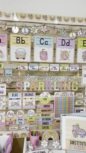 Disco Era Complete Classroom Collection by Miss Miller Creations Shop