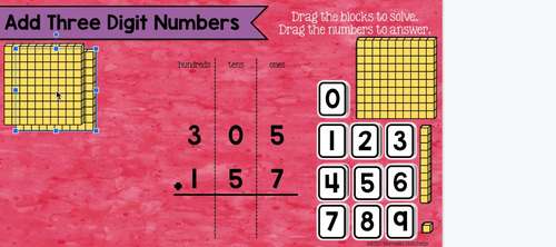 Three Digit Addition Bundle for Google Apps / Distance Learning | TpT