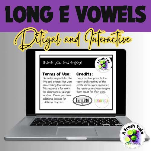 Digital Roll, Click, & Read |Phonics Game| Long E Advanced Vowel Words ...