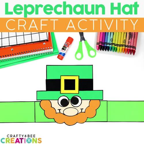 Leprechaun Hat Craft St Patricks Day Activities Leprechaun Headband ...