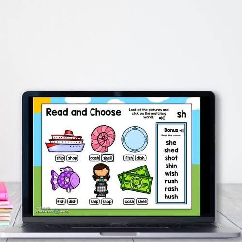 Digraphs and Blends Reading Activities Boom Cards by Terrific Teaching ...