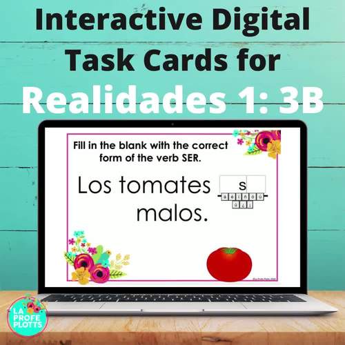 Realidades Auténtico 1 Chapter 3B Spanish Boom Cards Spanish Digital ...
