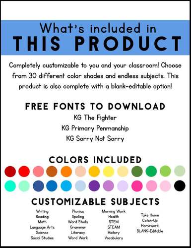 Customizable Journal Subject Covers by Simply Made by Sam MacLeod