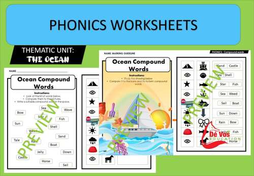 Ocean Phonics Grade 2 : Homophones, Contractions, Syllabication ...