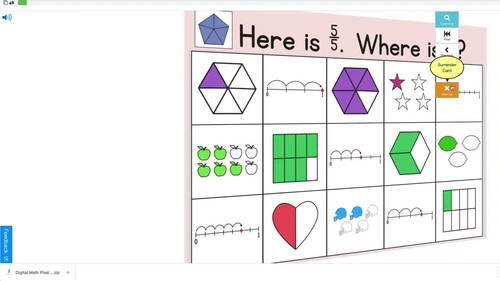 Identifying Fractions | Here is Where is Game | Boom™ Cards | TPT