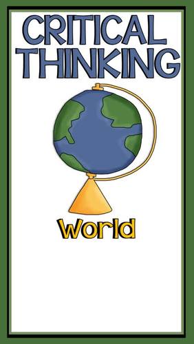 CRITICAL THINKING TASK CARDS World Geography Vocabulary Fractions