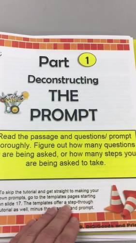 RACE Strategy Practice Worksheets ELA TEST PREP Constructed Response w ...